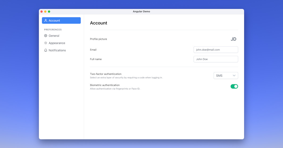 C# desktop app with Angular UI | Blog | DotNetBrowser