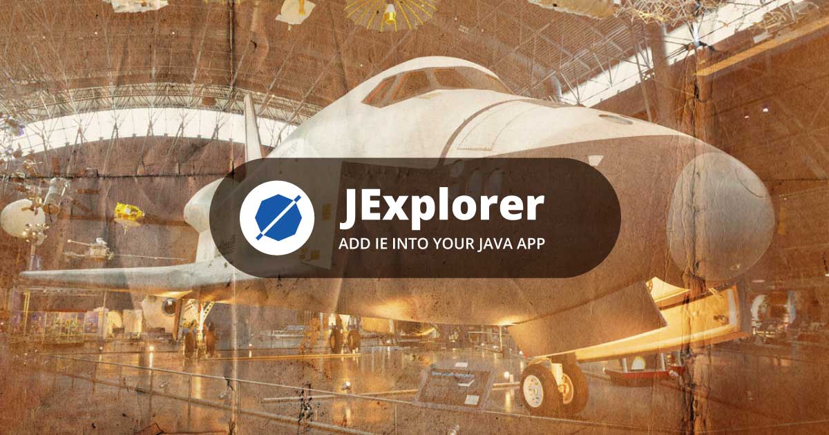 JExplorer | Add IE into your Java app